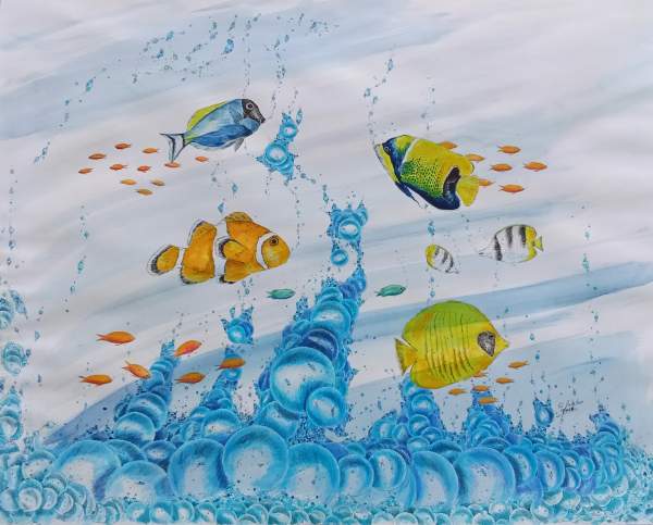 Online Art Contest - Aquarium Drawings | Pixels